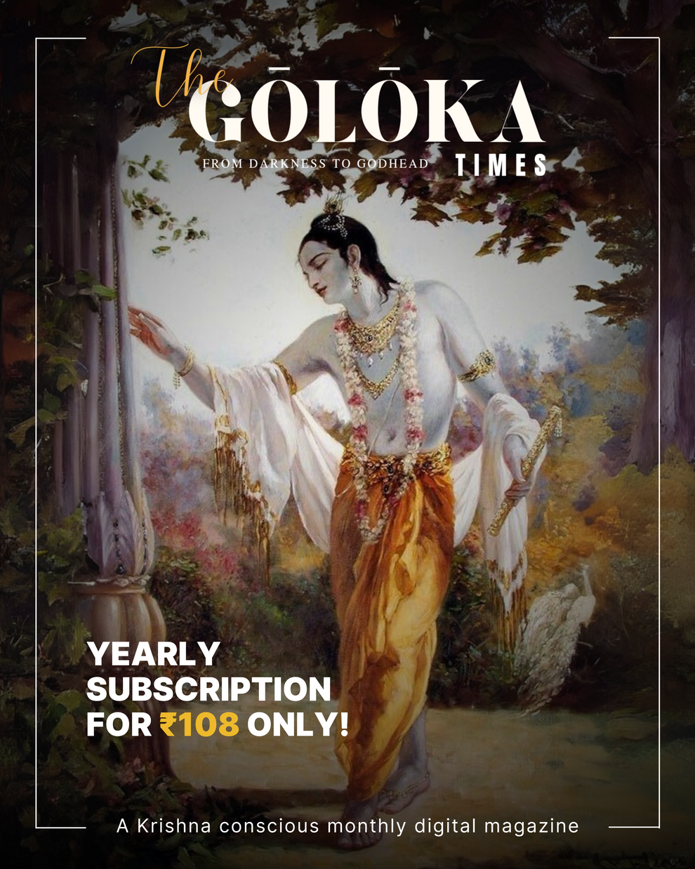 The Goloka Times Magazine Yearly Digital Subscription – Madhav Store